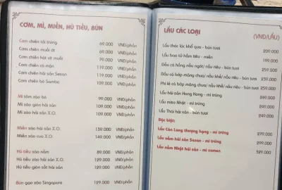 Menu Nhà Hàng Sesan có gì? Bảng giá chi tiết, không gian và món nên thử