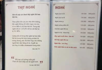 Menu Nhà Hàng Sesan có gì? Bảng giá chi tiết, không gian và món nên thử